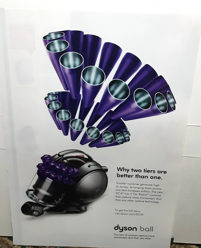 2013 Dyson Ball Captures Dust Advertisement Print Ad | eBay