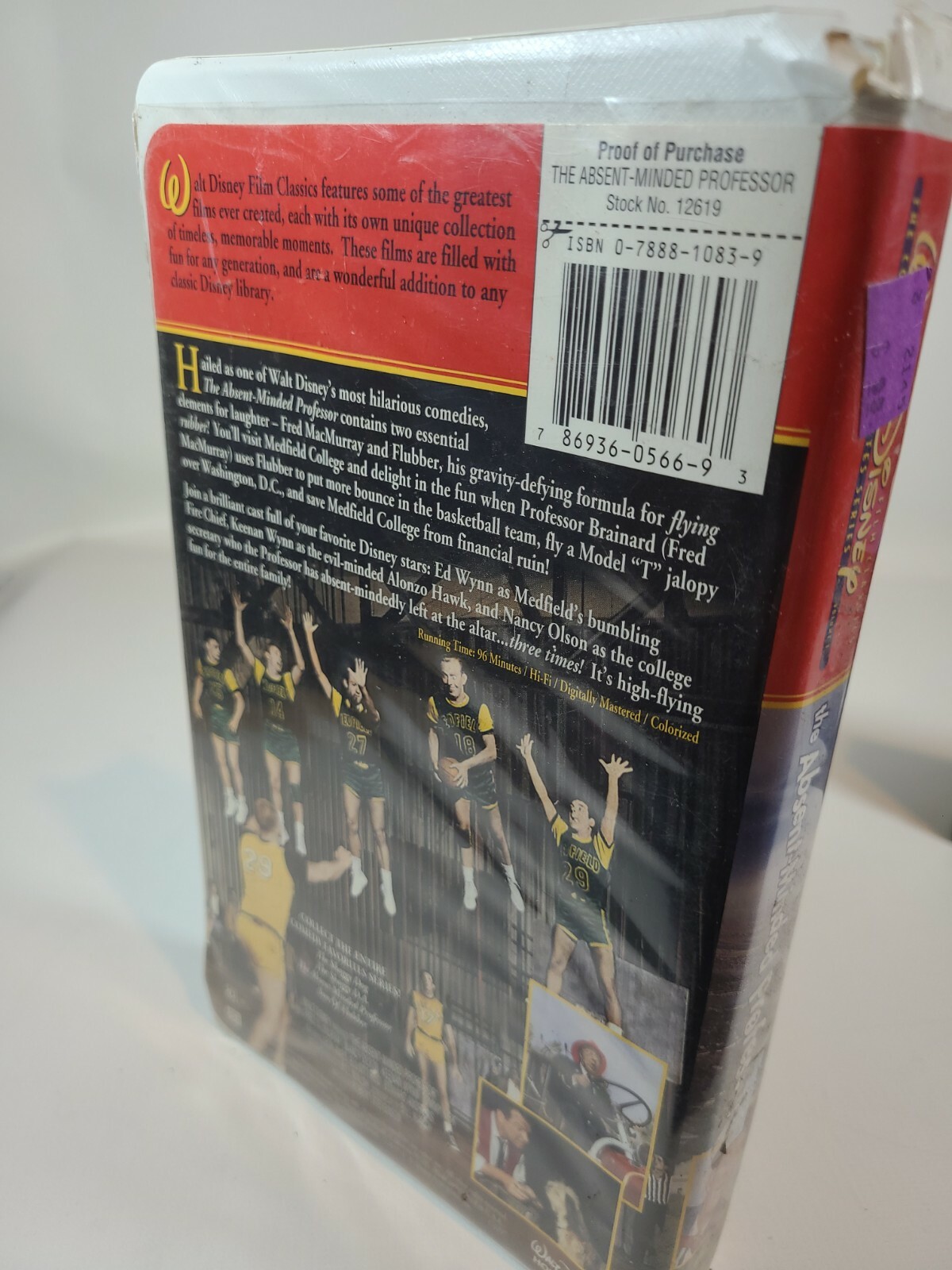 The Absent-Minded Professor (VHS, 1997, Clam Shell Colorized Comedy ...