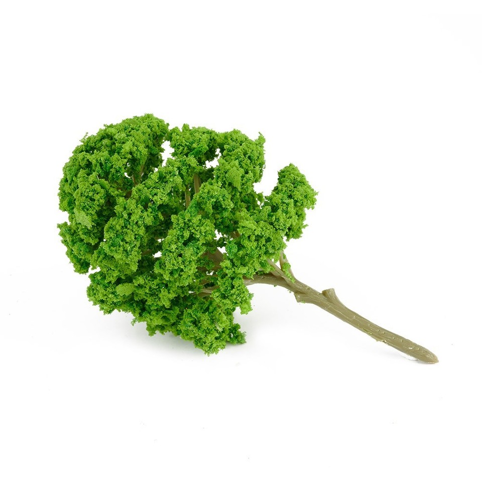 5Pcs 1:50-75 Scale Green Model Tree Train Railway Park Scenery Layout ...