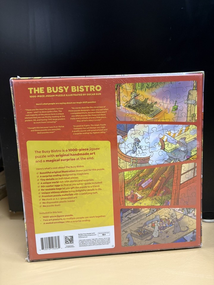 Magic Puzzle Company The Busy Bistro 1000 Piece Jigsaw Puzzle NEW | eBay