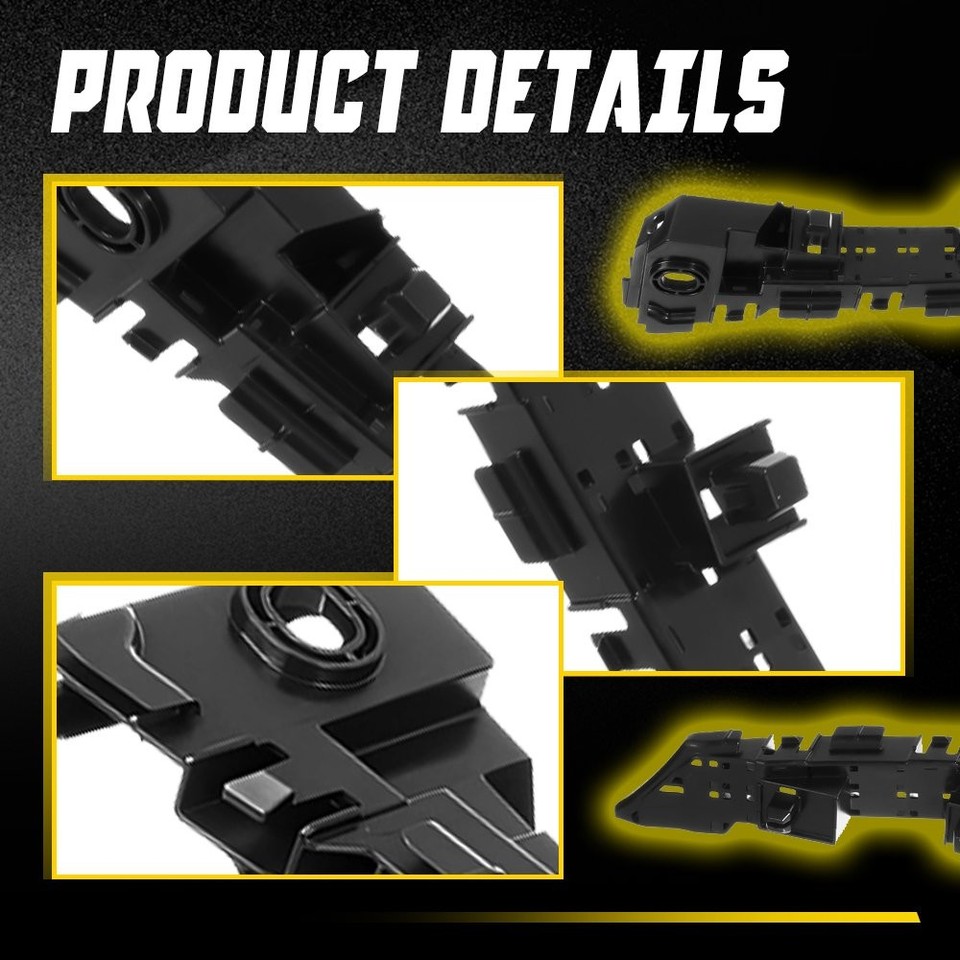 Black Front Passenger Bumper Mount Bracket For Subaru Crosstrek 2018 ...