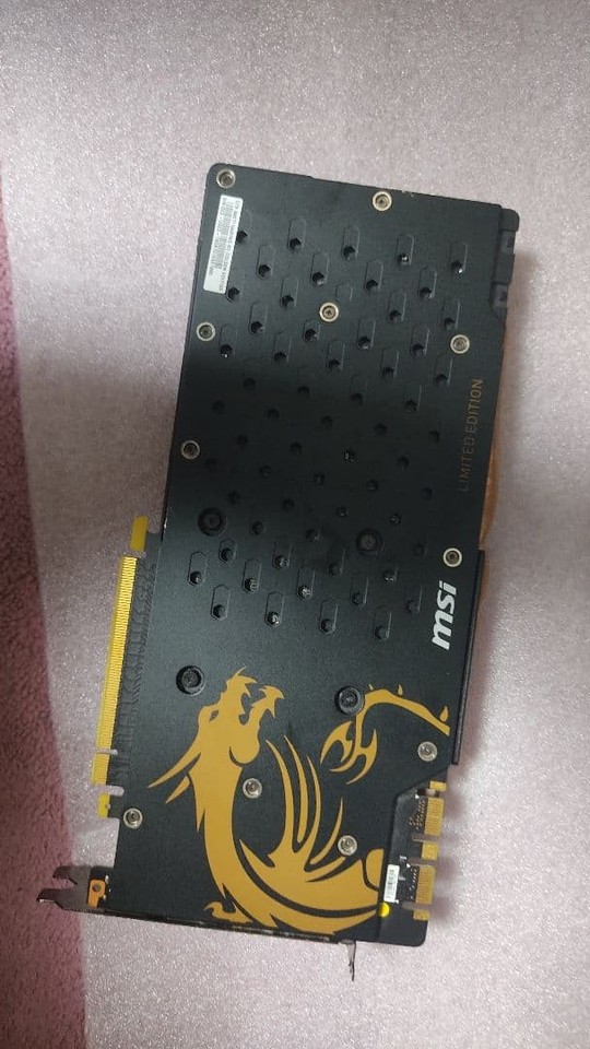 GTX 980Ti Gaming 6GB Golden Edition Graphics Card Used Tested gaming ...