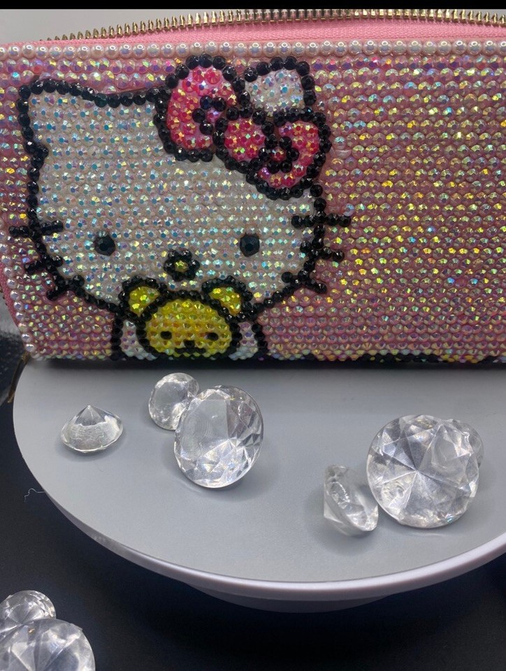 Hello Kitty Bling Wallet | Bedazzled | Clutch Wallet | US Seller ...