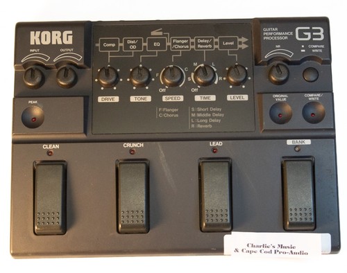 Korg G3 Guitar Performance Processor Multi Effect Pedal | eBay