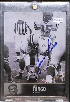 1997 Upper Deck NFL Legends - Autographs #AL-16 Jim Ringo Auto HOF | eBay