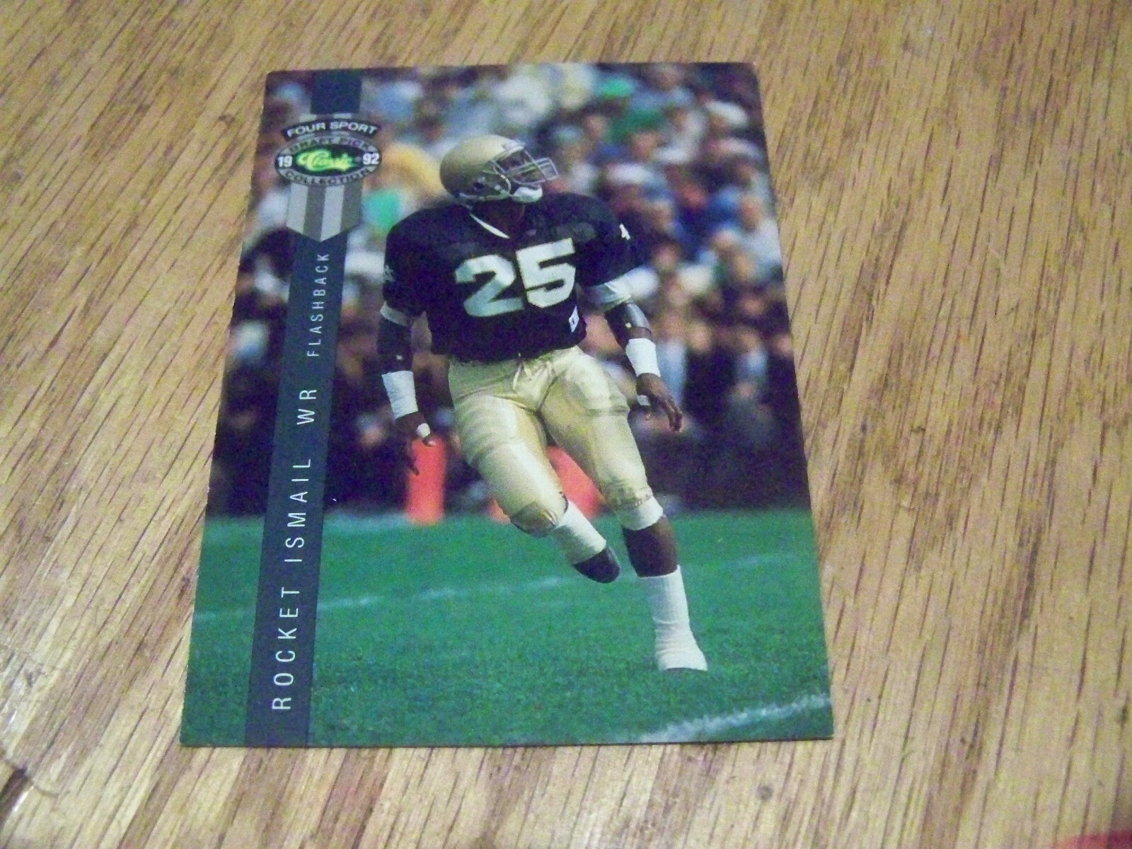 ROCKET ISMAIL 1992 CLASSIC FOUR SPORT DRAFT PICK COLLECTION FOOTBALL ...