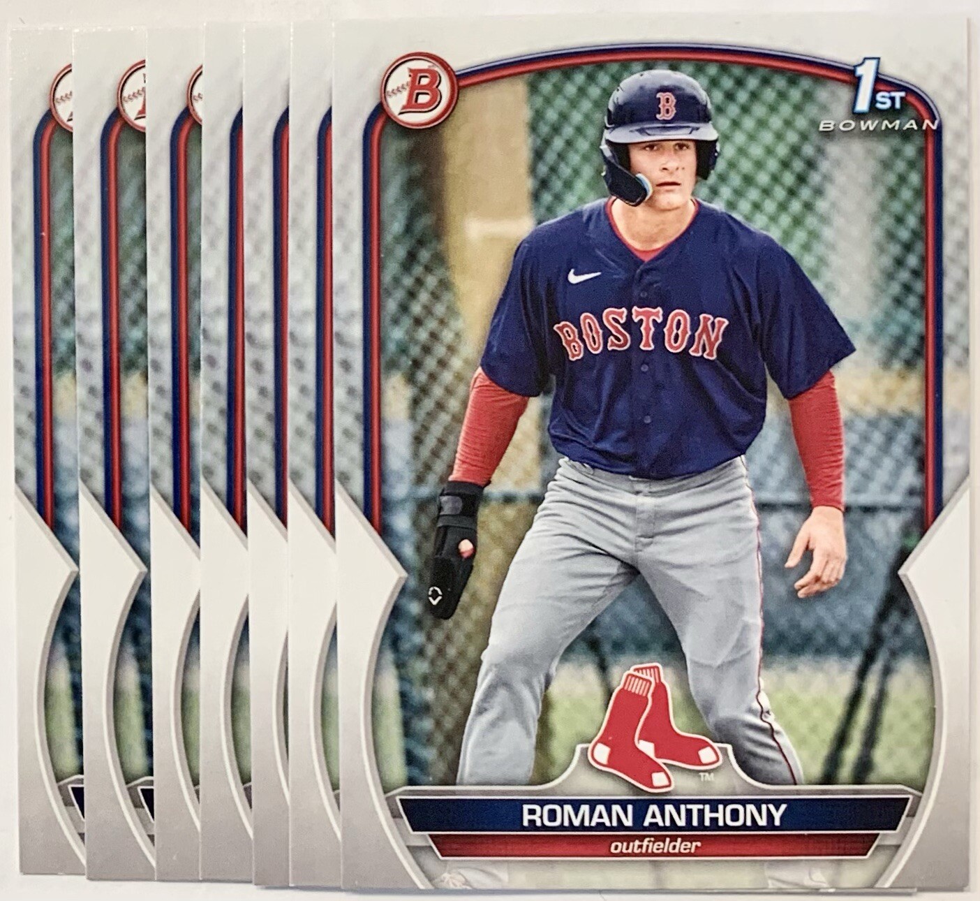 (7) Roman Anthony 2023 Bowman 1st Prospect #BP-71 Rookie Boston Red Sox ...