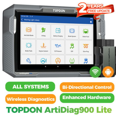 TOPDON ArtiDiag900 Lite OBD Scanner Car Diagnostic Tool Bidirectional ...