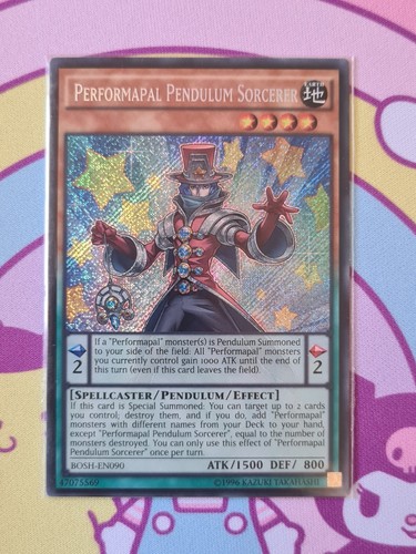 Performapal Pendulum Sorcerer BOSH-EN090 Secret Rare Yugioh | eBay ...