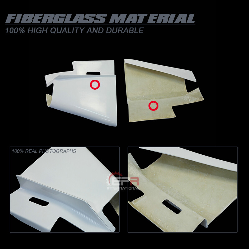 For Z33 350Z VRSA1 Type Fiberglass Rear Diffuser FRP Rear Spat Pair ...