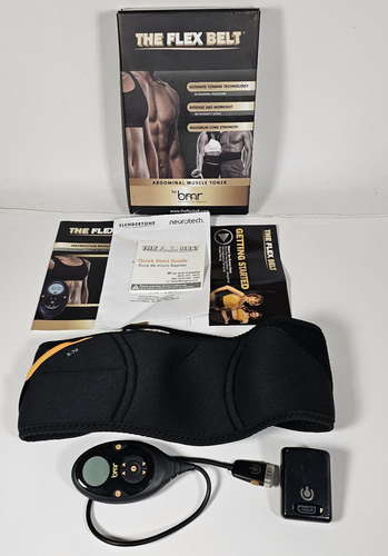 The Flex Belt Electronic Abdominal Workout Muscle Strengthening Toner ...