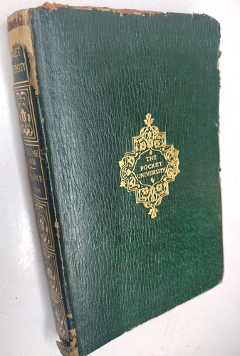 Antique 1902 Book The Pocket University Vol XVII Science Explorers ...
