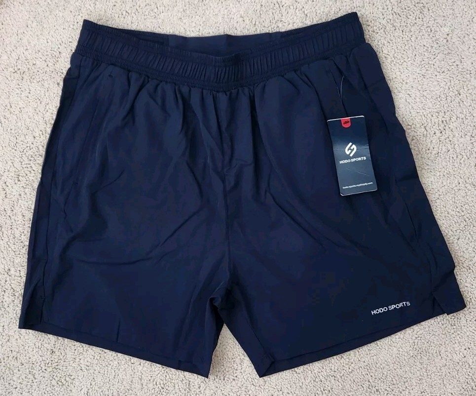 Hodo Sports Mens Large Navy Zipper Pocket Elastic Waist Athletic ...