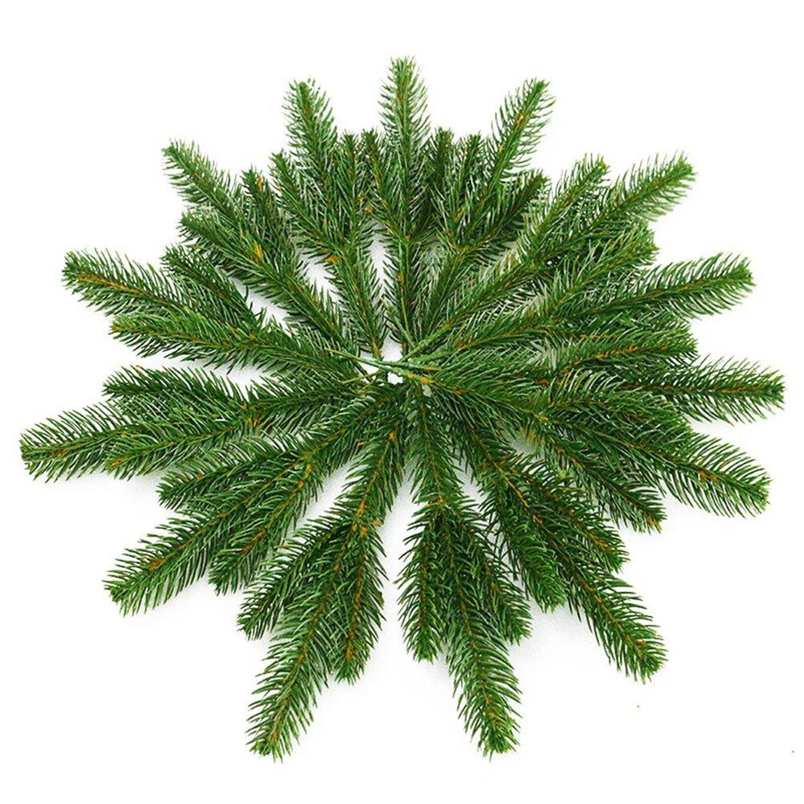 25PCS Pine Needle Plant Branch Artificial Plastic Christmas Tree Home ...