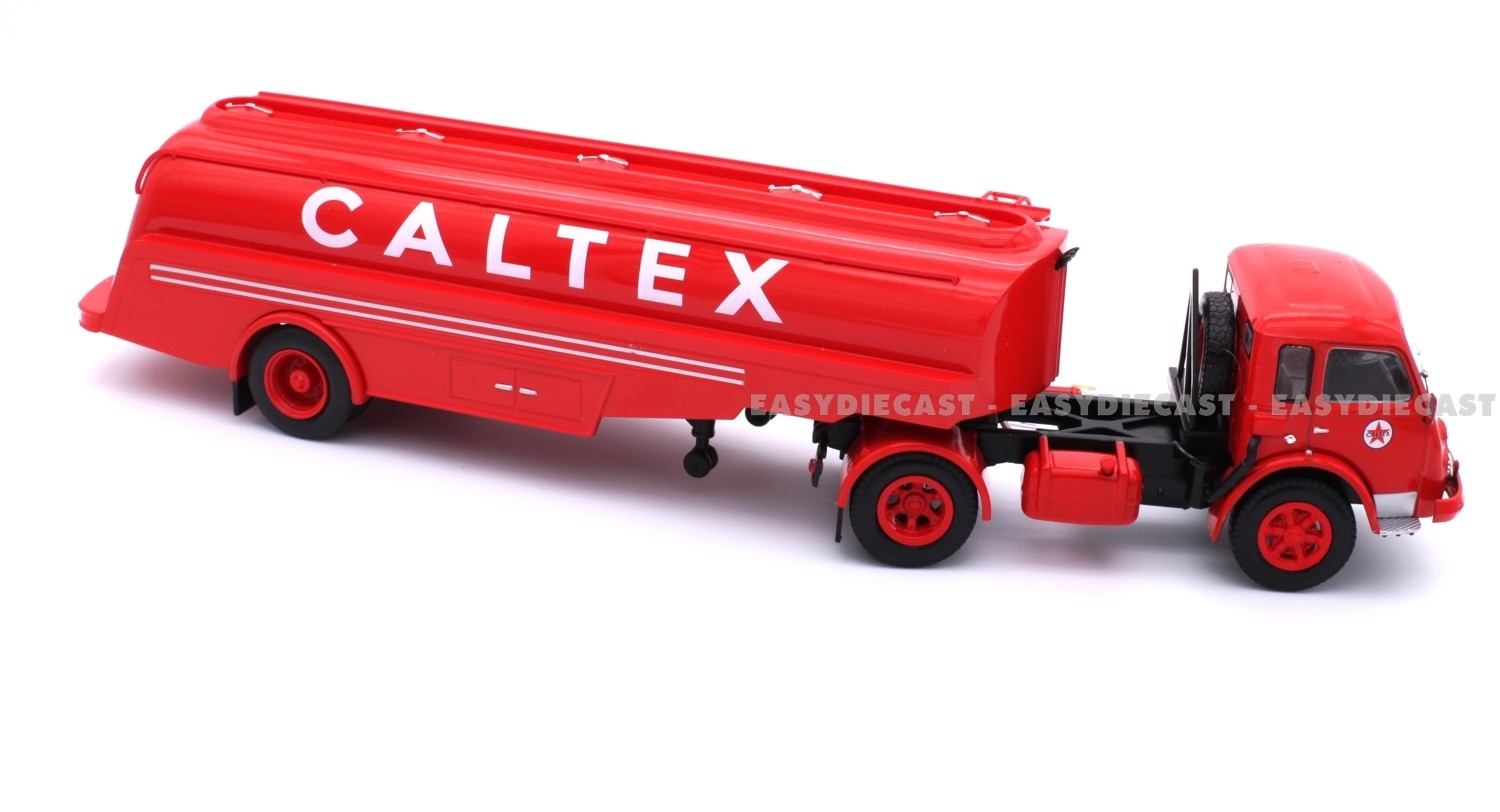 SAVIEM TANCARVILLE 1:43 CALTEX CAMION TRUCK & TRAILER IXO ALTAYA SEMI ...