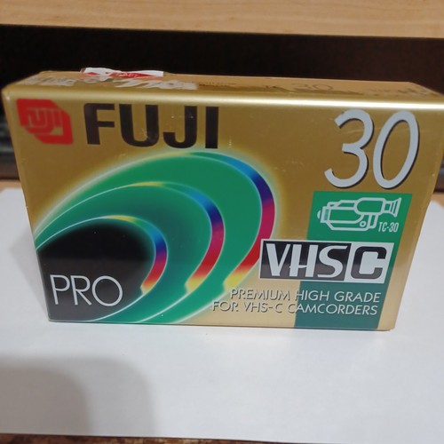 Fuji Film Pro VHS-C Premium High Grade Camcorder Blank Tape TC-30 NEW ...