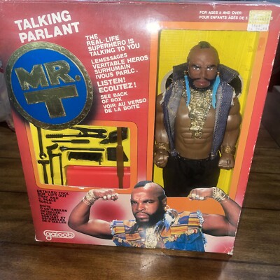 A-Team 1983 Galoob Talking Mr. T Action Figure in Box French Canadian ...