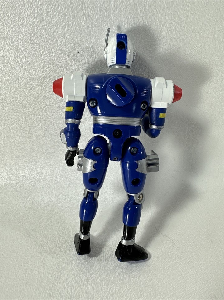 MMPR Power Rangers Turbo Blue Senturion 1997 Bandai EUC NO GUN VTG ...