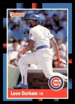 1988 Donruss #191 Leon Durham 1st Base Chicago Cubs FREE shipping | eBay