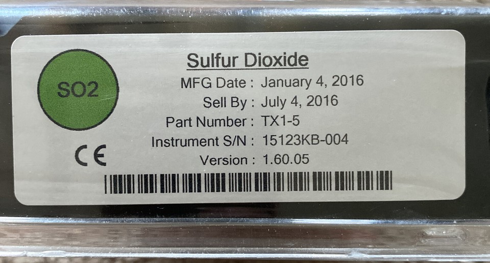 Industrial Scientific Tango TX1-5 Sulfur Dioxide SO2 Monitor | eBay