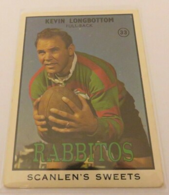1968 Scanlen's Sweets NRL Card #33 - Kevin Longbottom (Rabbitohs) | eBay