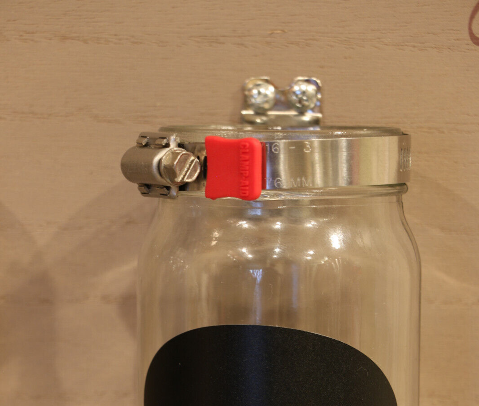 1000 RED 1/2" Clamp-aid Hose Clamp End Caps Guards Covers Sleeves ...