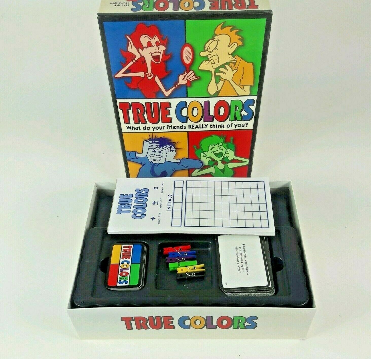 True Colors Board Game 2005 What do Your Friends Really Think Adult ...