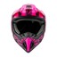 Matte Pink Adult Motocross Helmet Combo Gloves Goggles DOT Women Men ...