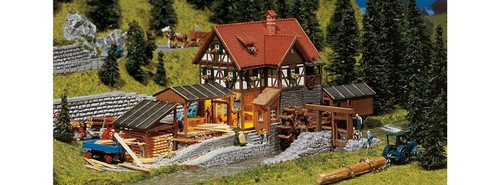 Voie N Kit FALLER 232255 Scierie-Moulin sans Moteur Neuf Emballage D ...