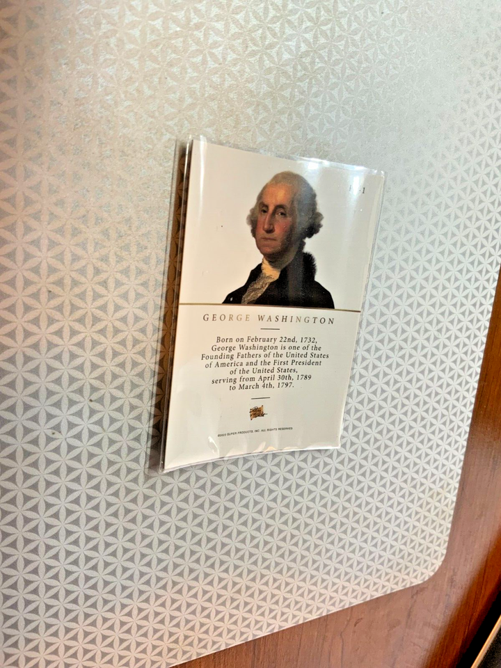 GEORGE WASHINGTON 2021 SUPER PRODUCTS FOUNDING FATHERS #PT-1 AA53 | eBay