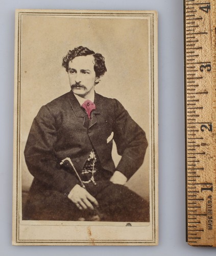 Original Civil War Era CDV Photo John Wilkes Booth by I.N. Teague ...