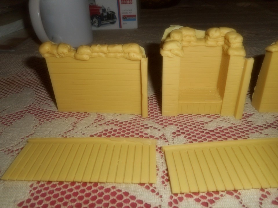 VERLINDEN 2667, 1/35 TRENCH SYSTEM II SECTIONS W/OBSERVATION MG POST ...