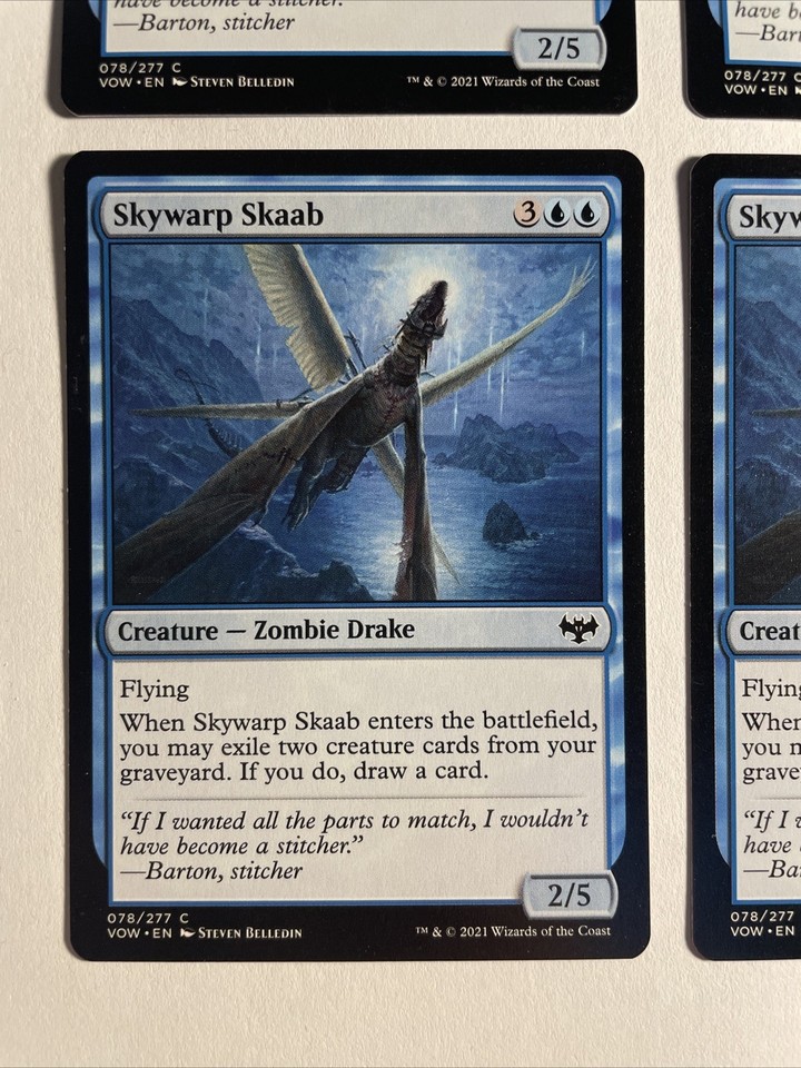 4x Mtg Crimson Vow Skywarp Skaab NM/M Magic The Gathering | eBay