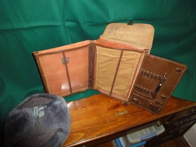 Russian Jet Pilot Flight Case & Planner - 100% Leather - MINT NEW ...