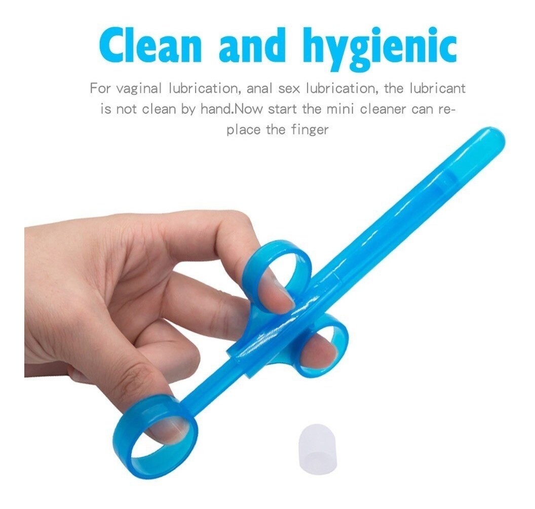 7.5" XL Lube Launcher Personal Lubricant Anal Shooter Applicator Tube ...