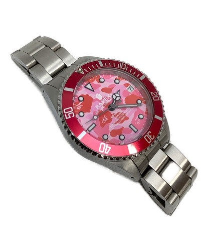 BAPE OG Bapex Wrist Watch Pink Camo Nigo Era Vintage | eBay