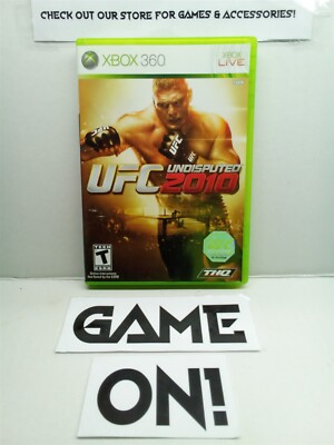 UFC Undisputed 2010 (Xbox 360, 2010) Complete Tested Working - Free ...