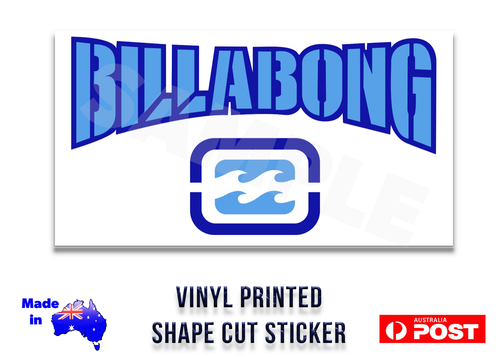 Billabong Printed Vinyl Sticker Large 200mm Repro Sticker - FREE POST ...