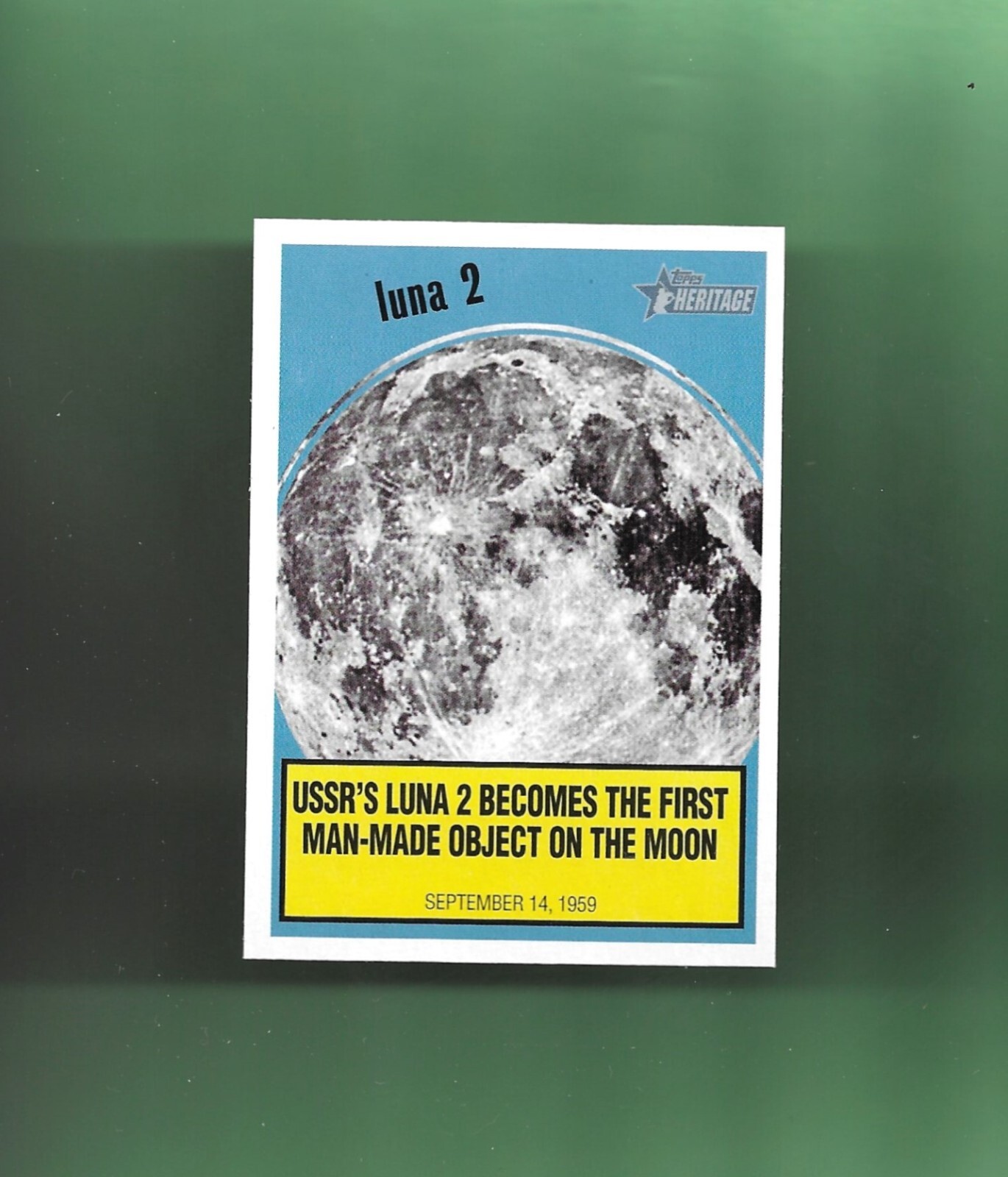 2008 Topps Heritage NEWS FLASHBACKS USSR LUNA 2 Card # NF8 | eBay