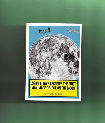 2008 Topps Heritage NEWS FLASHBACKS USSR LUNA 2 Card # NF8 | eBay