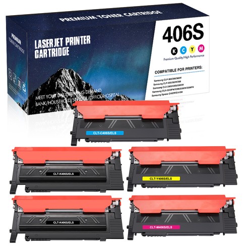 Toner für Samsung Xpress C410W C460W C460FW CLP-365 CLX-3300 CLX-3305 ...