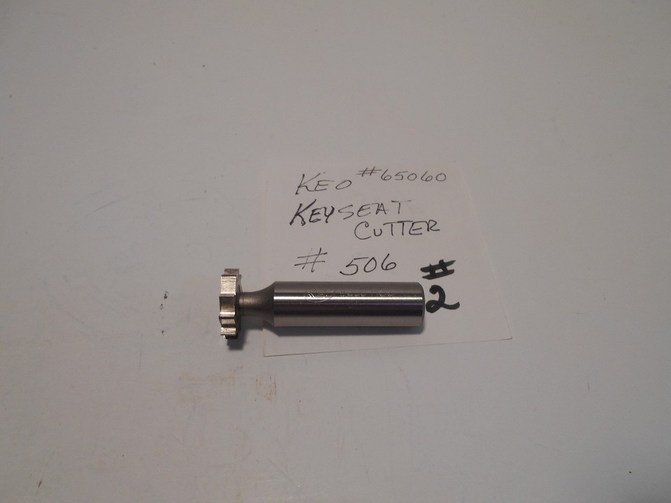 Keo #506 Keyseat Cutter HSS 1/2" Shank # 65060 (#2) | eBay