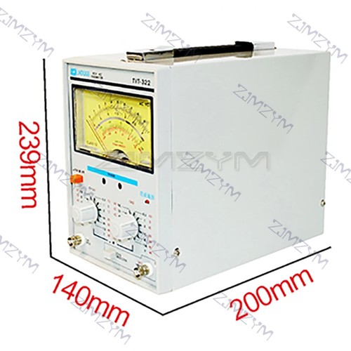 TVT-322 Digital AC Millivoltmeter Dual Single Pointer Meter High ...
