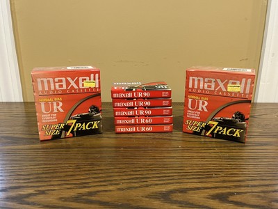 Maxwell Audio Cassette Tapes UR 90 Minutes Normal Bias Lot Of 19 BRAND ...