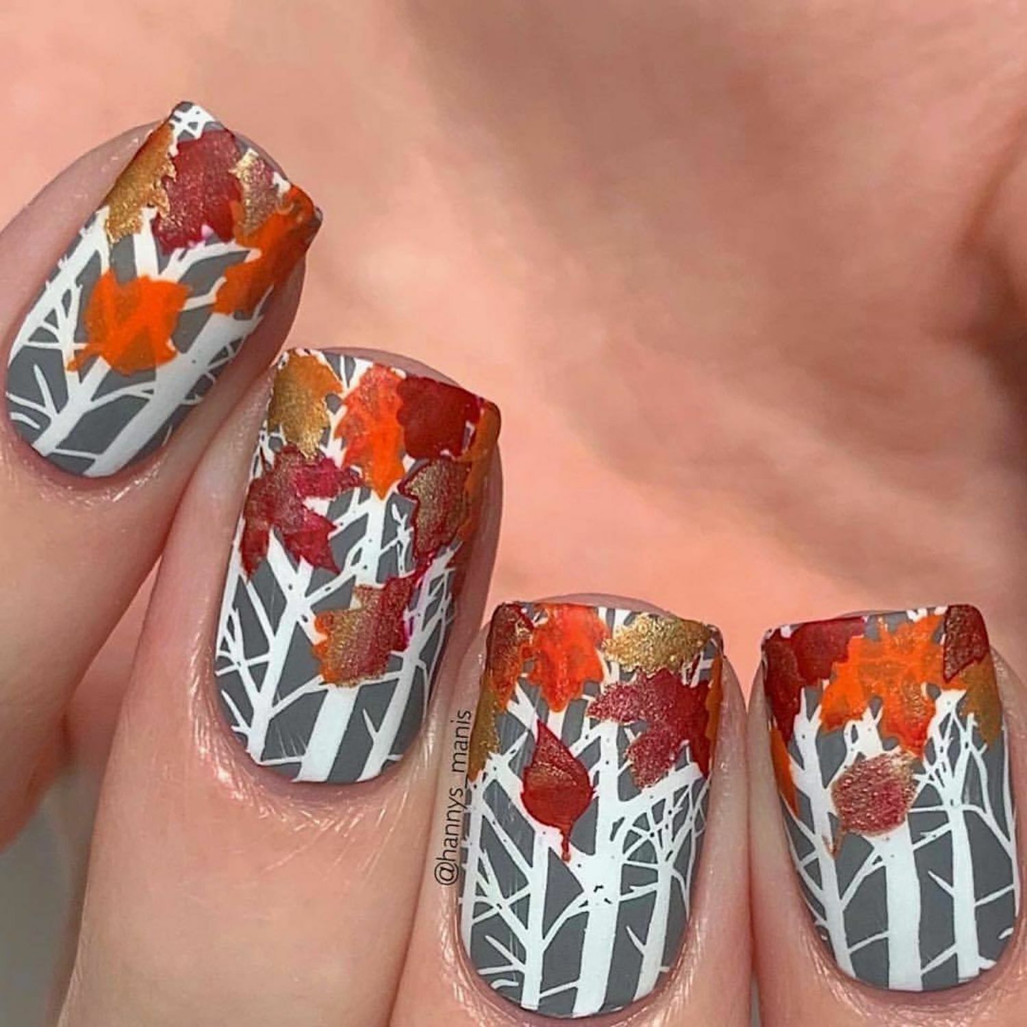 Whats Up Nails - Fall Stencils for Nails, Autumn Fall Nail Stickers ...