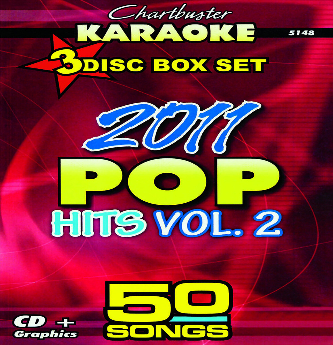 CHARTBUSTER KARAOKE 3 CD+G 2011 Pop Hits 5148 New in Box with Song List ...