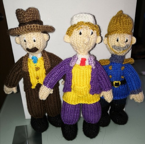 New Hand Knitted Captain Flack Plushie From Trumpton. Based on Alan ...