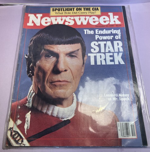 Newsweek Magazine December 22 1986 Star Trek/Spock/Leonard Nimoy VG🦄 | eBay