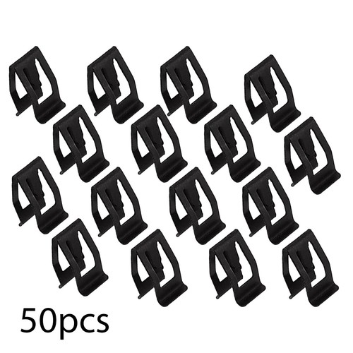 50pcs Black Car Console Dash Dashboard Trim Metal Retainer Rivet ...