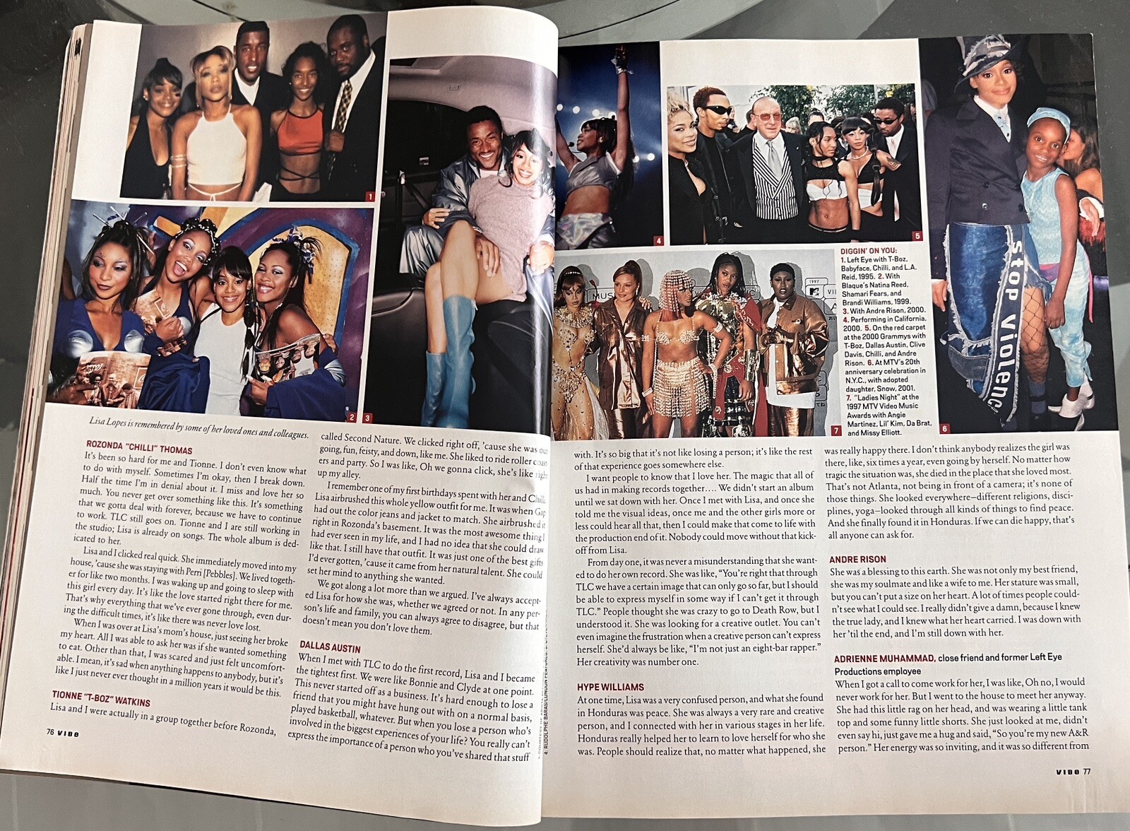 VIBE Magazine July 2002 Lisa "LEFT EYE" Lopes (1971-2002) Cover Tribute ...